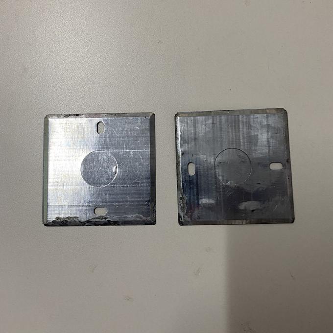 Electrical Square Metal Junction Box Cover Plate Stainless Steel Fireproof