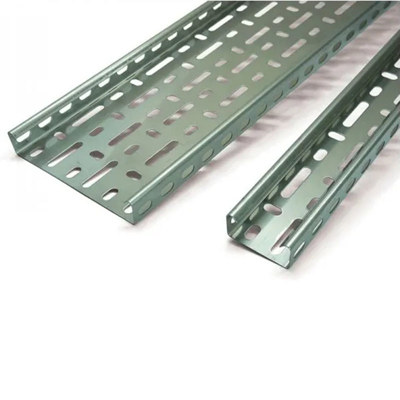 Anti Corrosion Steel Metal Cable Tray Ventilated Or Perforated Trough